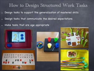 Structured Work Systems | PDF | Special Education | Education