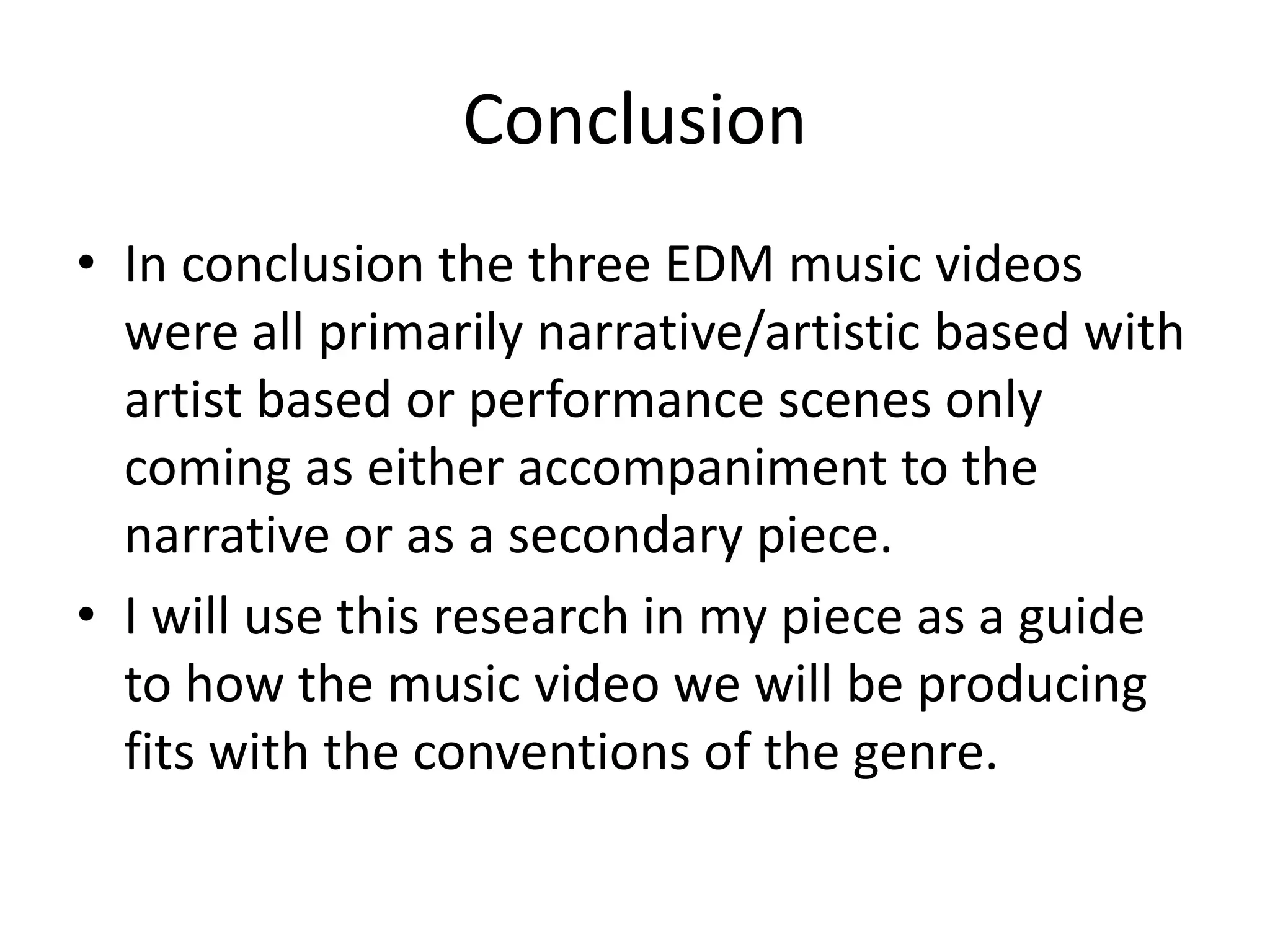 Structure of edm music videos | PPT