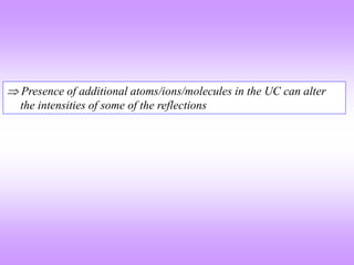 structure factor calculations for x ray diffraction pattern.pptx