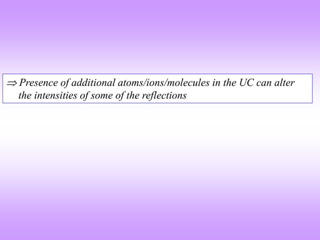 structure factor calculations for x ray diffraction pattern.pptx