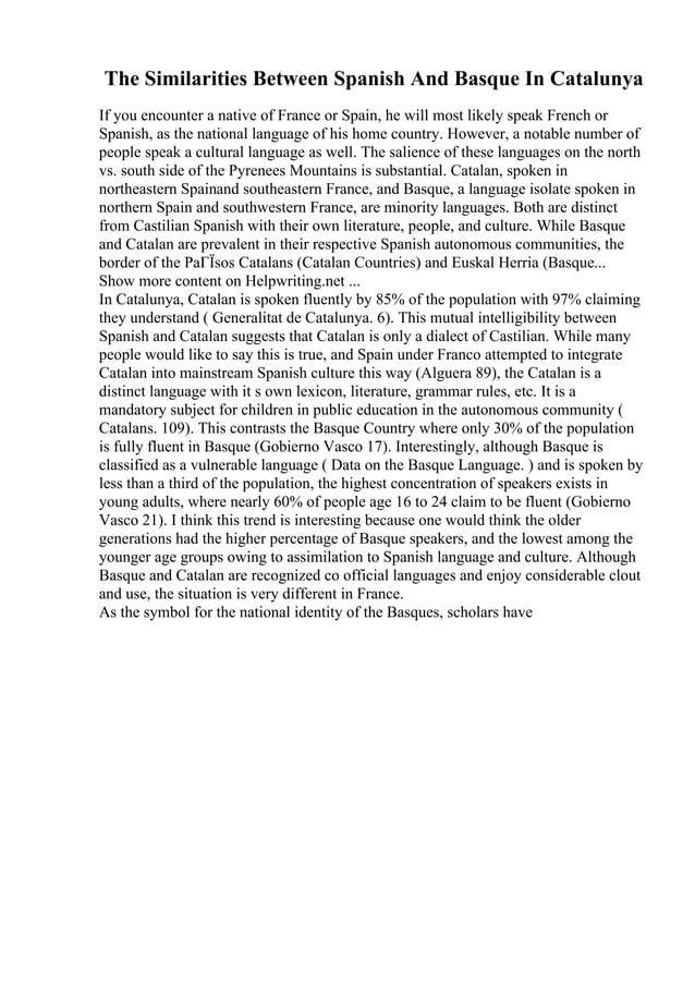 Structure For Writing An Essay | PDF