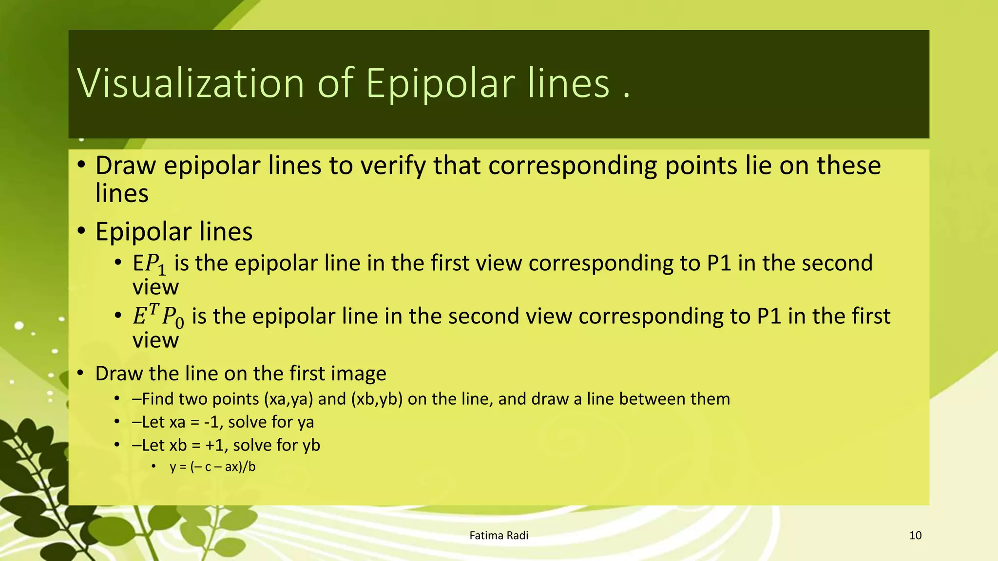 Structure from motion | PPTX