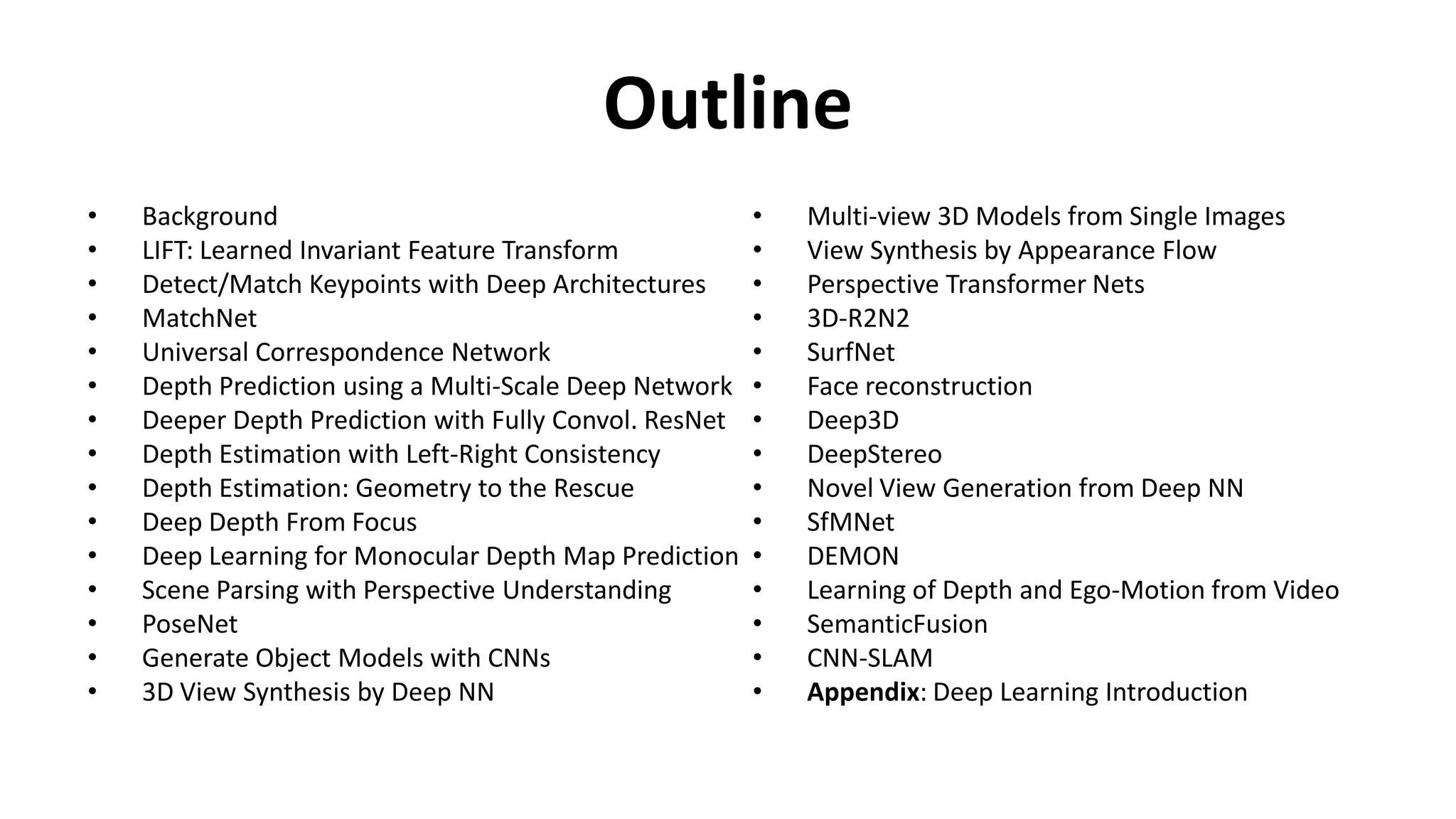 Deep learning for 3-D Scene Reconstruction and Modeling | PDF | 3-D ...