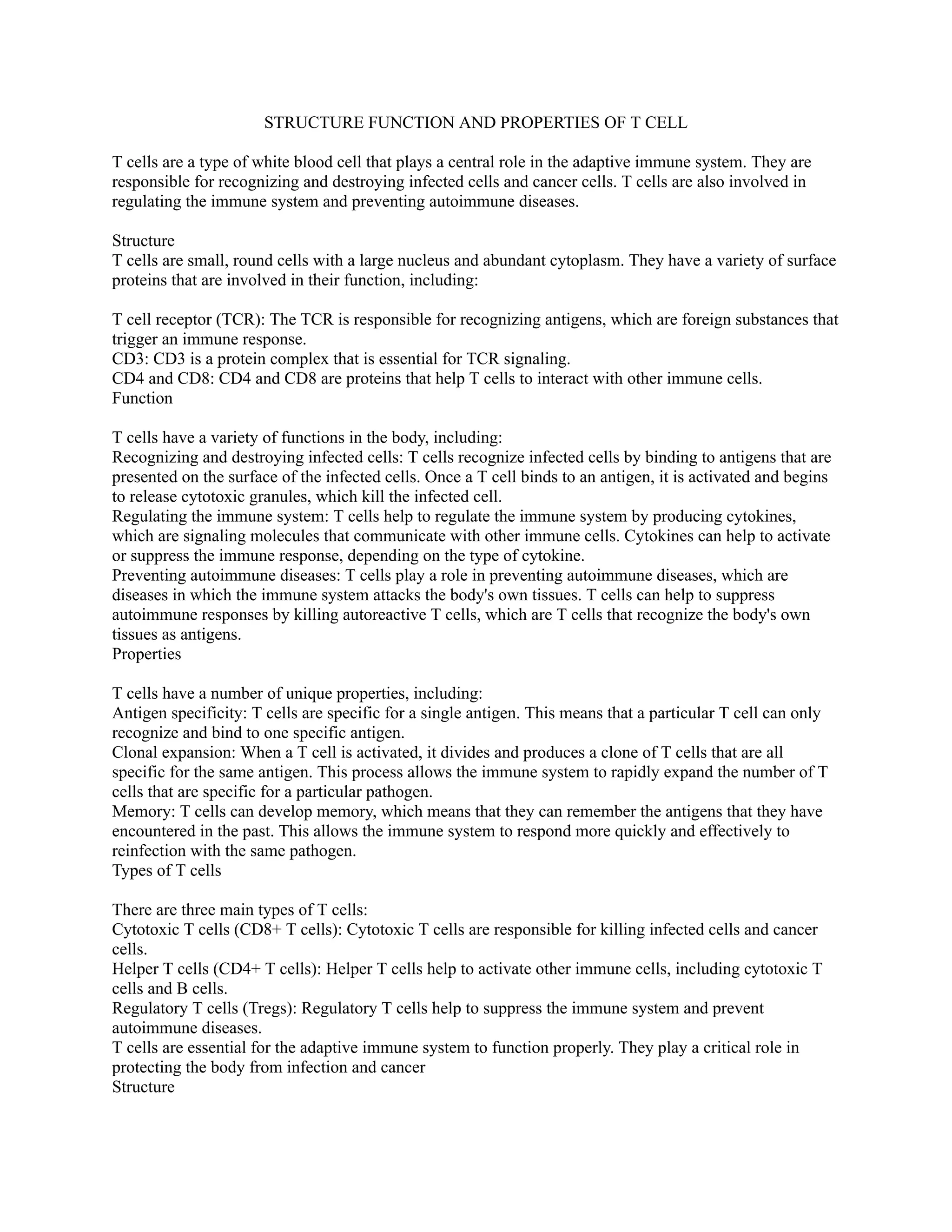 Structure,Function and Properties of Immune cells.pdf