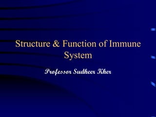 Structure & Function of immune system.pdf | Endocrine and Metabolic ...