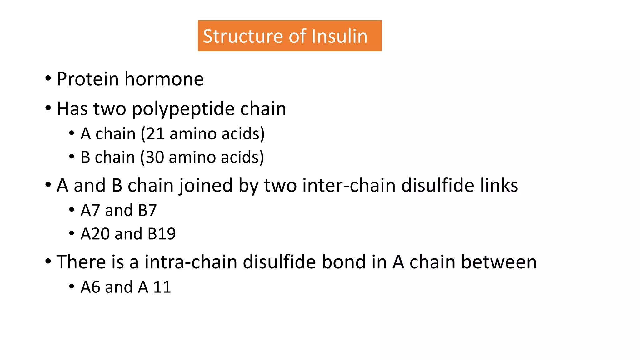 Structure& function of insulin,glucagon By Dr. Ashok KUmar Jeppu | PDF