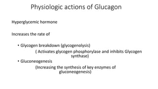 Structure& function of insulin,glucagon By Dr. Ashok KUmar Jeppu | PDF