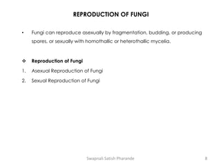 Structure, Importance and Reproduction of Fungi | PDF