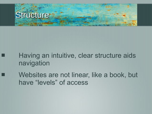 Structure in Basic Web Design | PPT