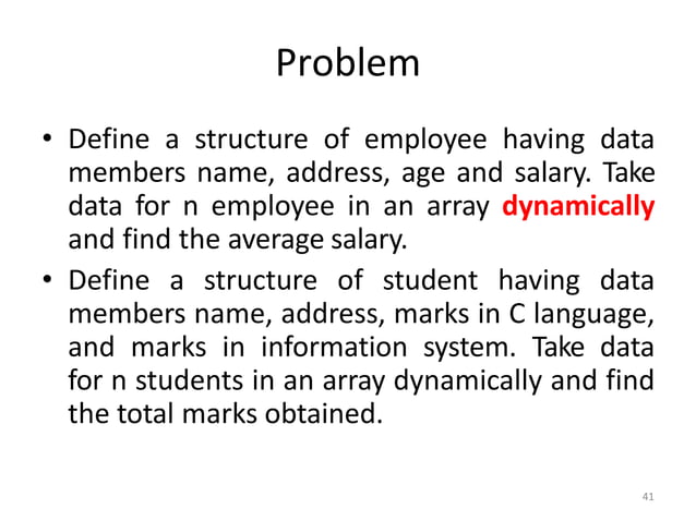 Fundamentals of Structure in C Programming | PPT
