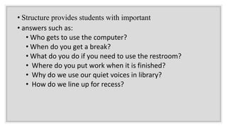 Structure in the environment | PPT