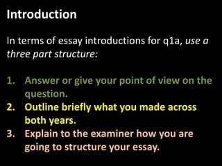 CPiM q1a How to Structure an Answer | PPT