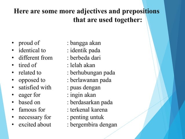 Preposition Combination Structure iv kelompok 4 materi | PPT