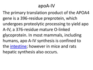 Structure lipoproteins | PPTX | Genetics | Science