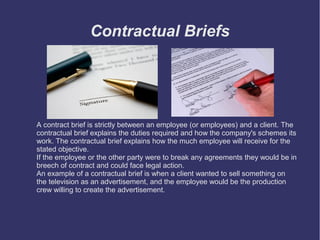 Structure of a brief | ODP