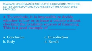 Structure of academic text | PPTX