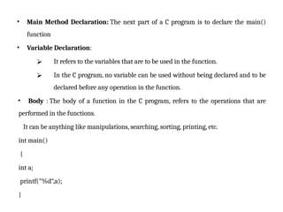 structure of a c program - slideshare.pptx