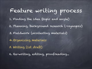 Structure of a Feature Story | PDF