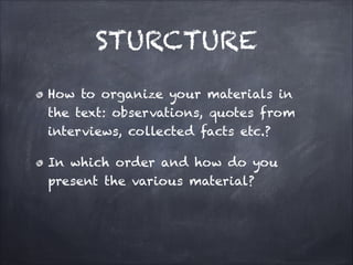 Structure of a Feature Story | PDF