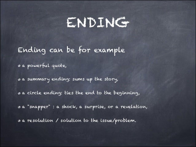 Structure of a Feature Story