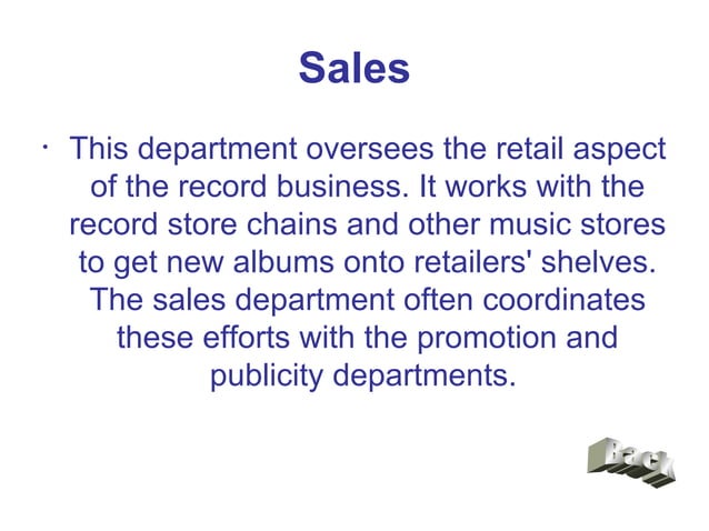 Structure Of A Major Record Label | PPT | Music | Entertainment