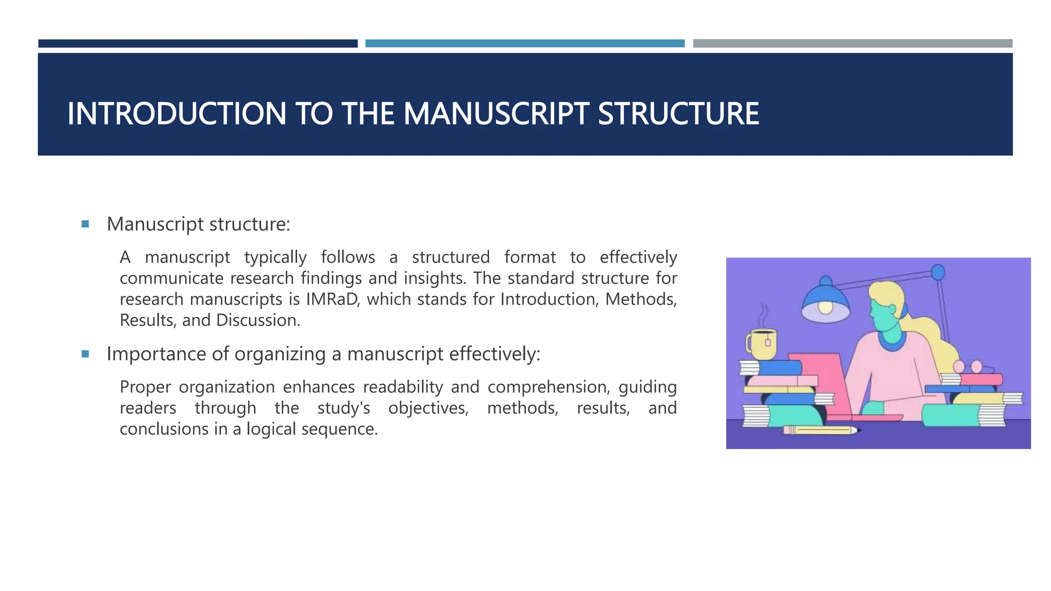 Structure of a Manuscript including differences | PPT