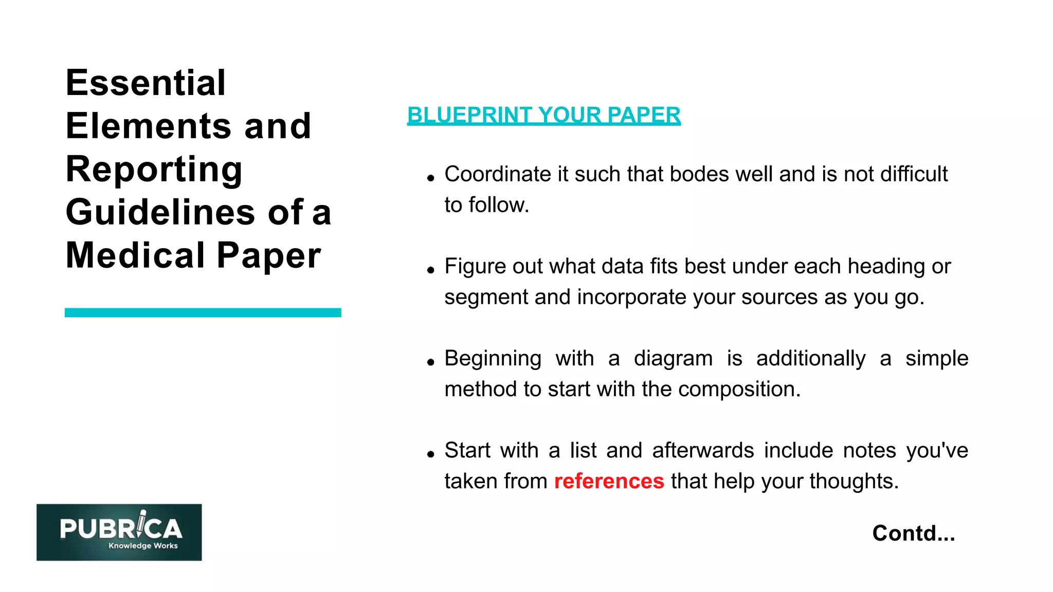 Structure of a medical paper writing essential elements and reporting ...
