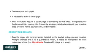 Structure of a medical paper writing essential elements and reporting ...