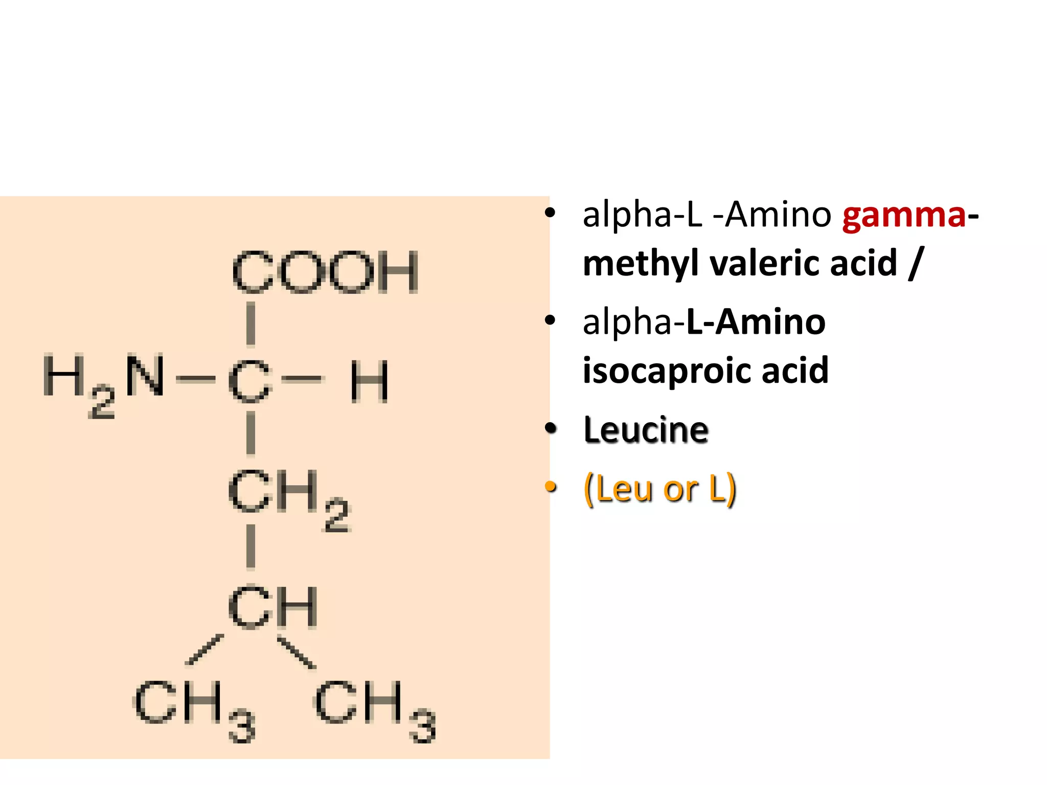 Structure of amino acids | PPTX