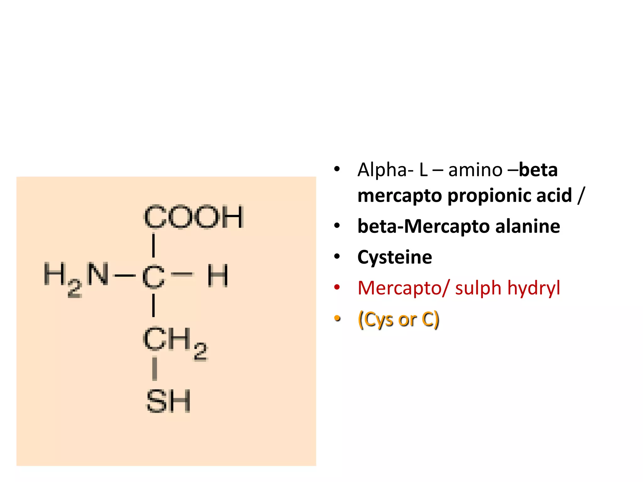 Structure of amino acids | PPTX