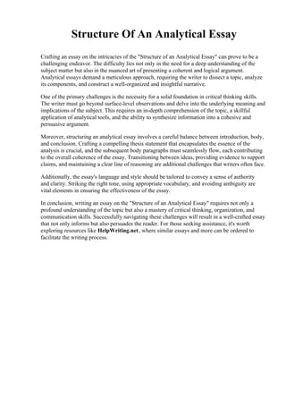 Structure Of An Analytical Essay.pdf