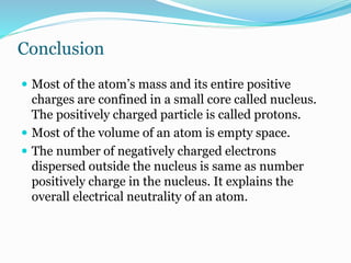 Structure of an atom | PPTX