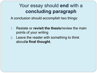 Structure of an essay | PPTX