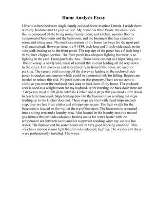 Structure Of An Essay Example | PDF