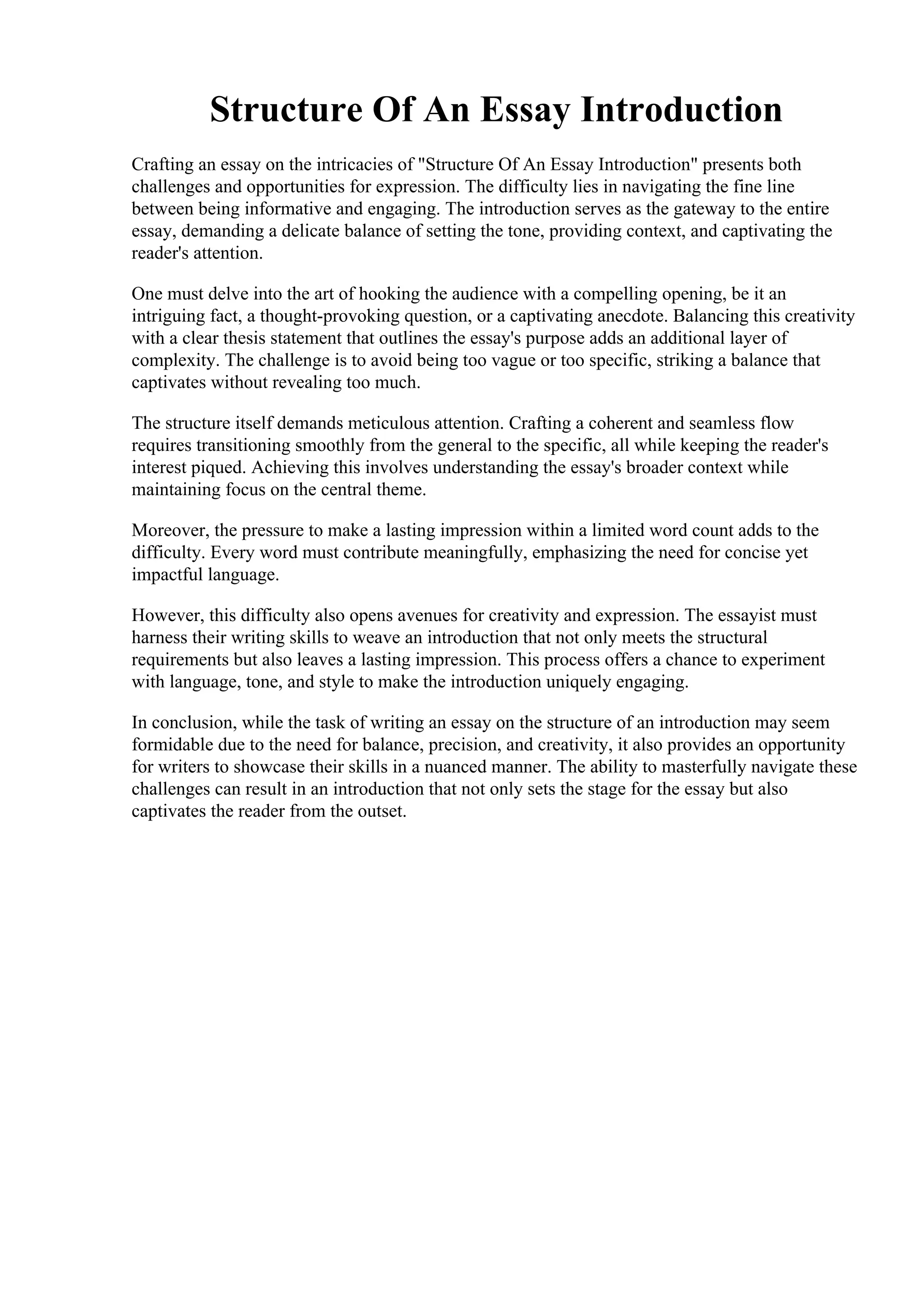 Structure Of An Essay Introduction.pdf
