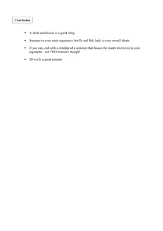 Structure Of An Extended Essay | DOC