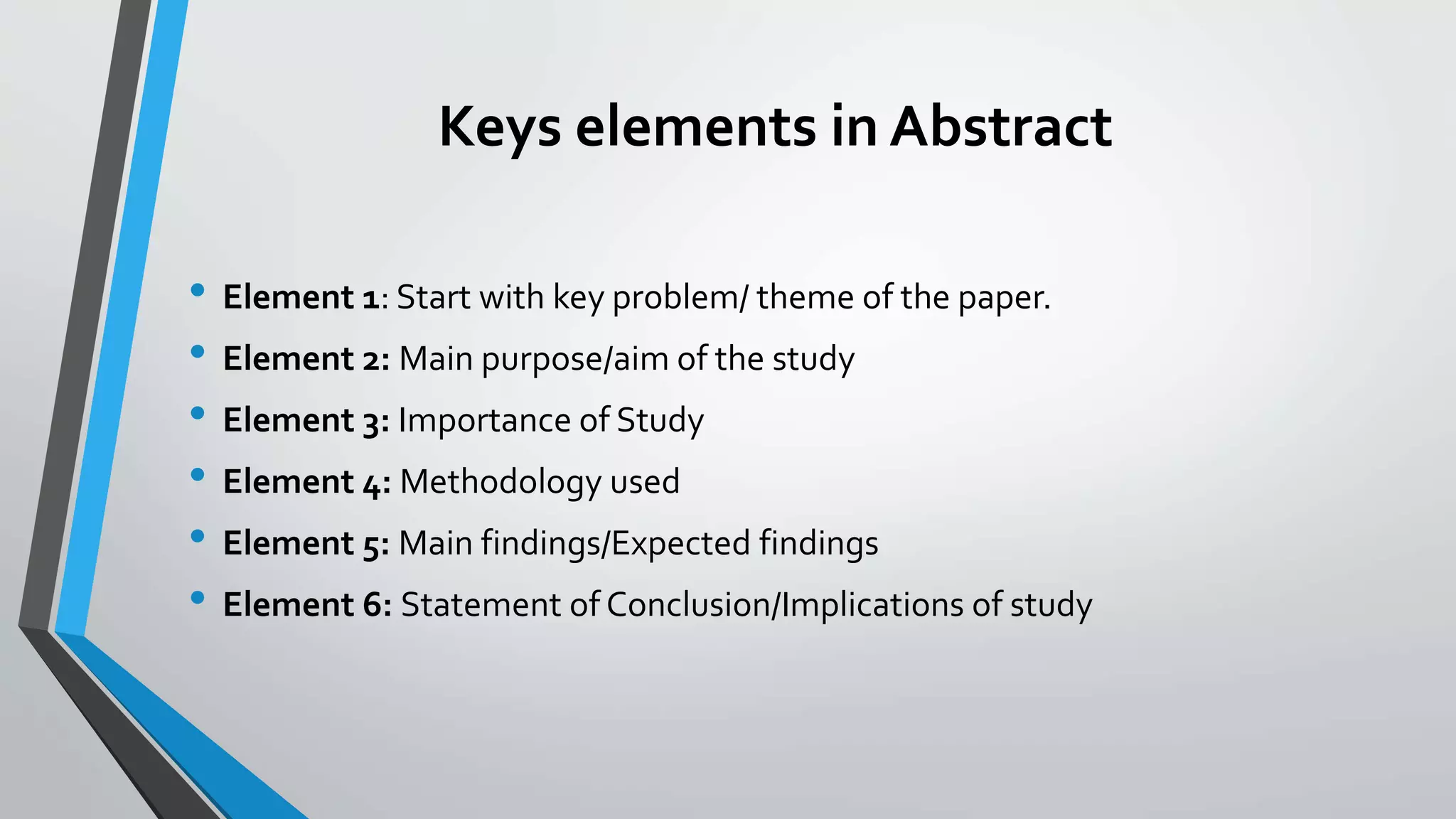 Structure of a research paper | PPTX