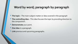 Structure of a research paper | PPTX