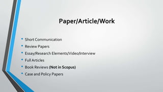 Structure of a research paper | PPTX