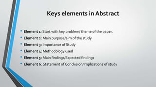 Structure of a research paper | PPTX