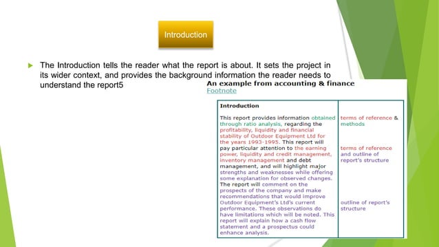 Structure of a report | PPTX | Science