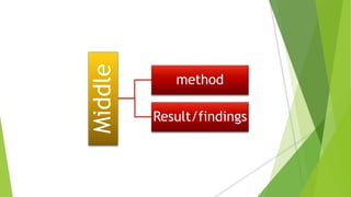 Structure of a report | PPTX