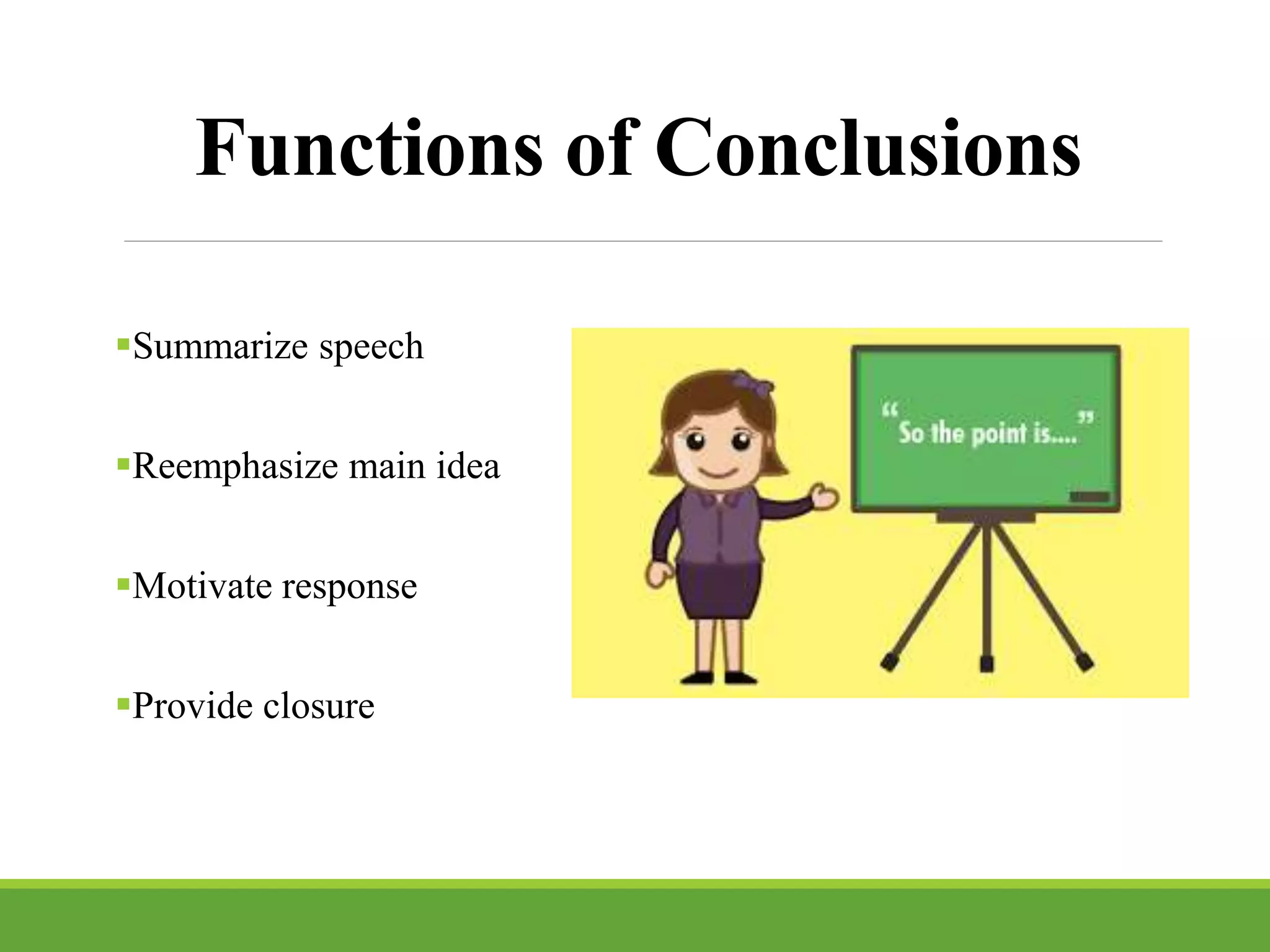 Structure of a Speech (Introduction & Conclusion) | PPTX