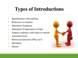 Structure of a Speech (Introduction & Conclusion) | PPTX