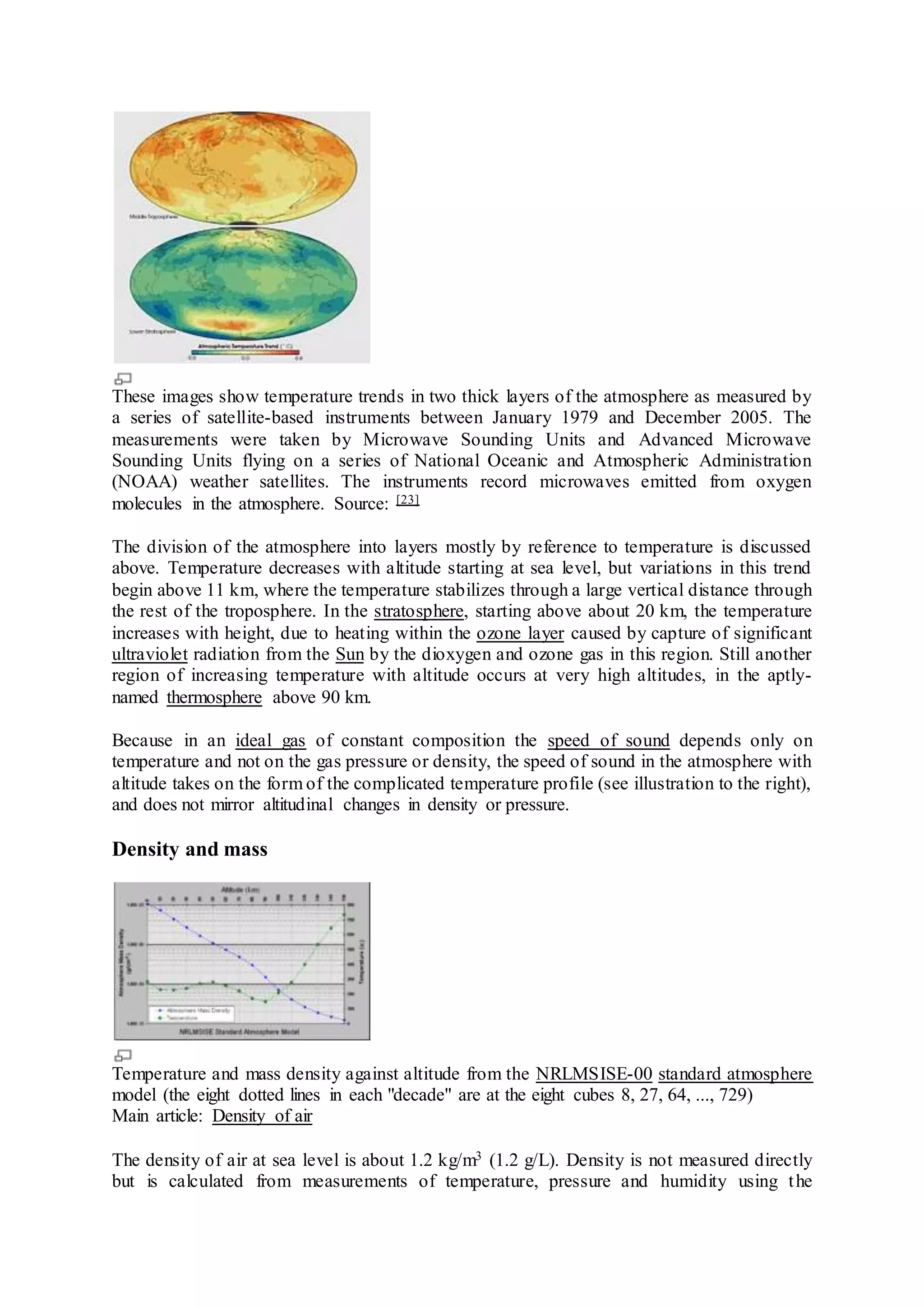 Structure of atmosphere | PDF