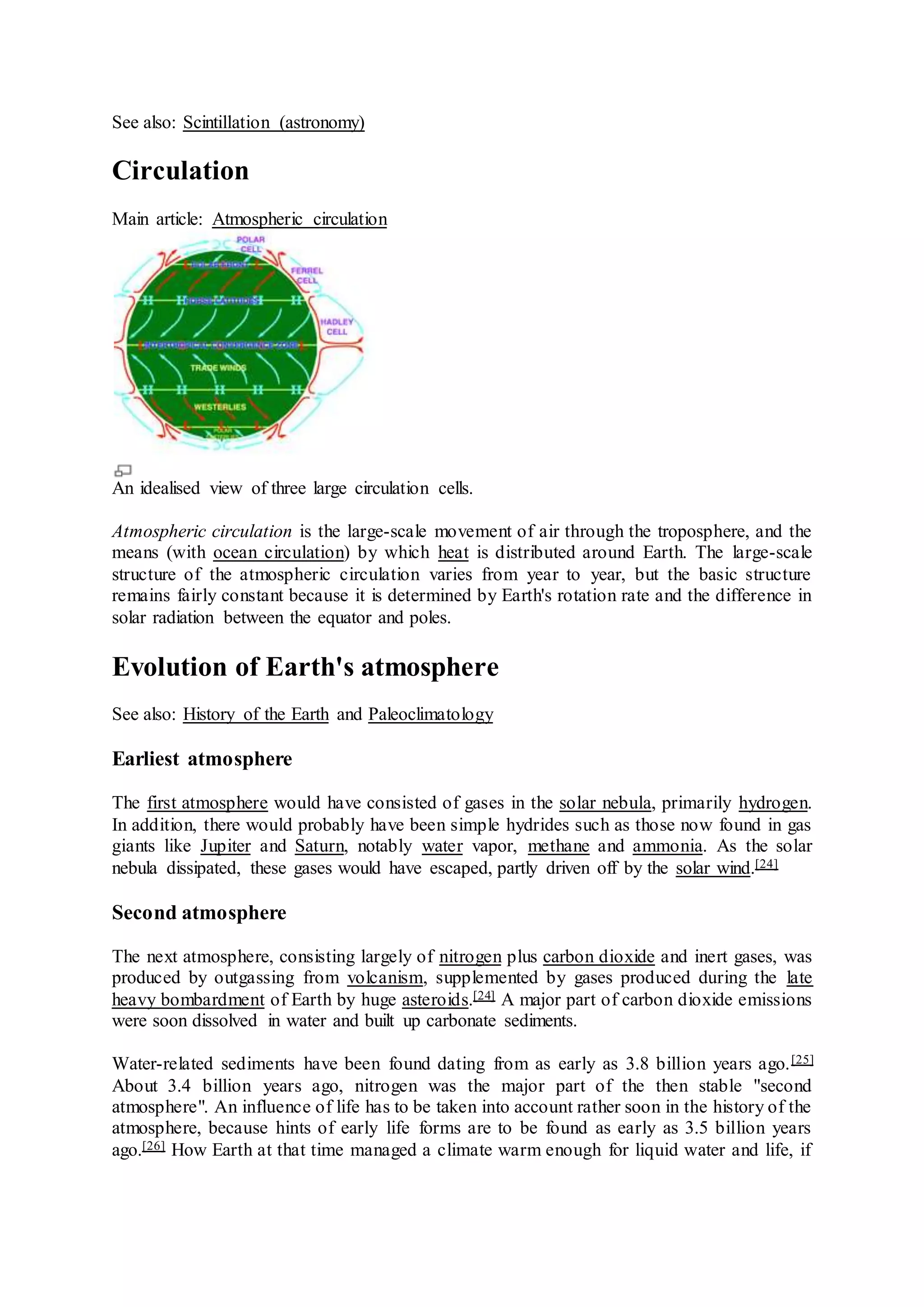 Structure of atmosphere | PDF