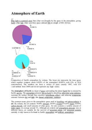 Structure of atmosphere | PDF