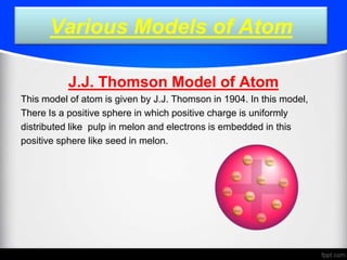 Structure of atom | PPTX