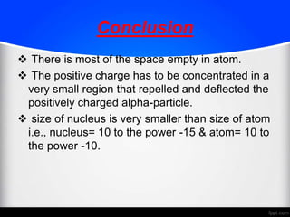 Structure of atom | PPTX