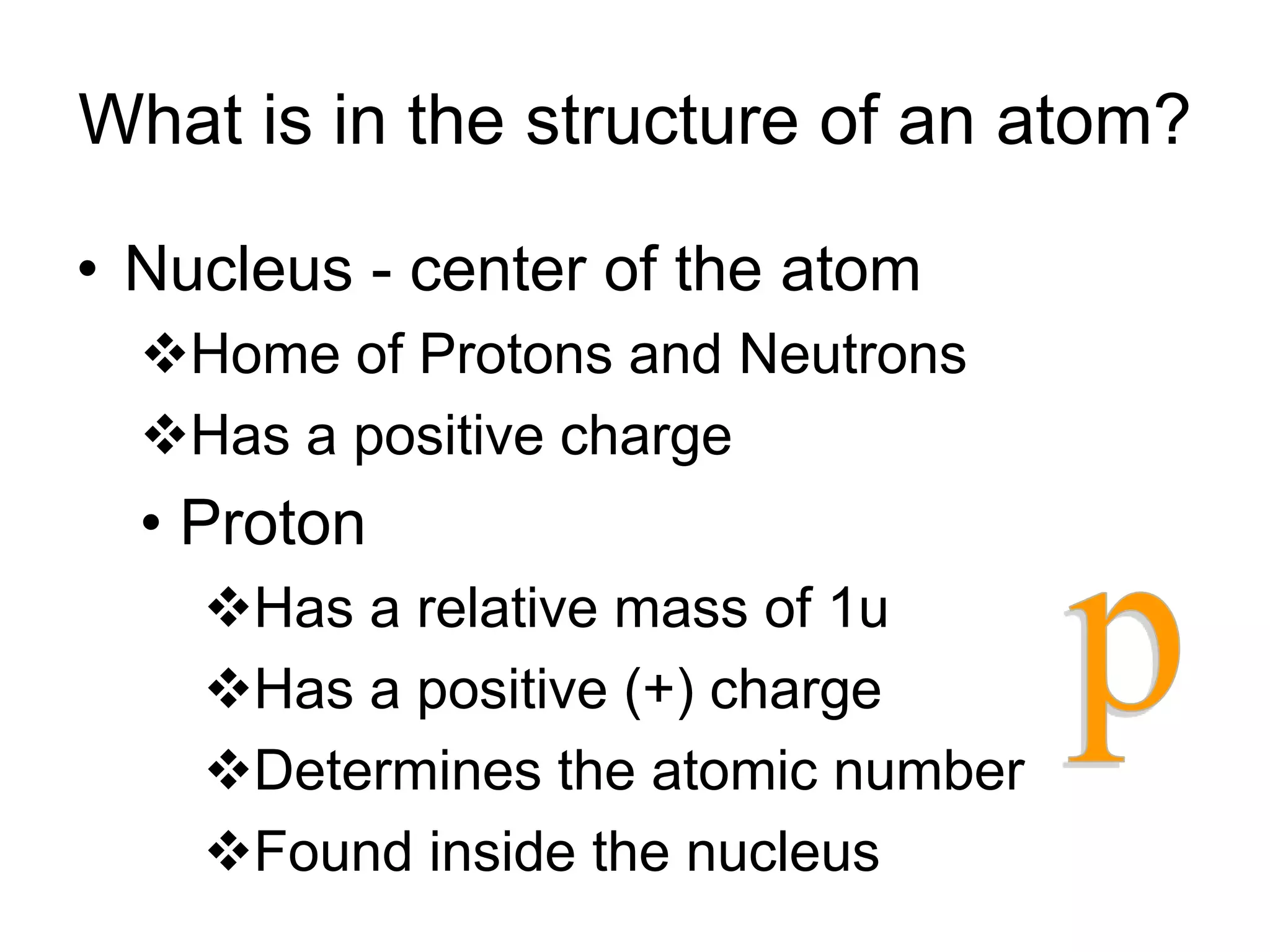 Structure of atom | PPTX